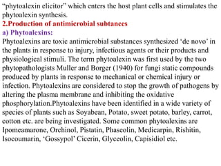 Defence mechanism in plants | PPTX