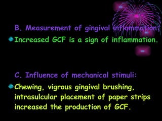 Defence mechanism of gingiva | PPT