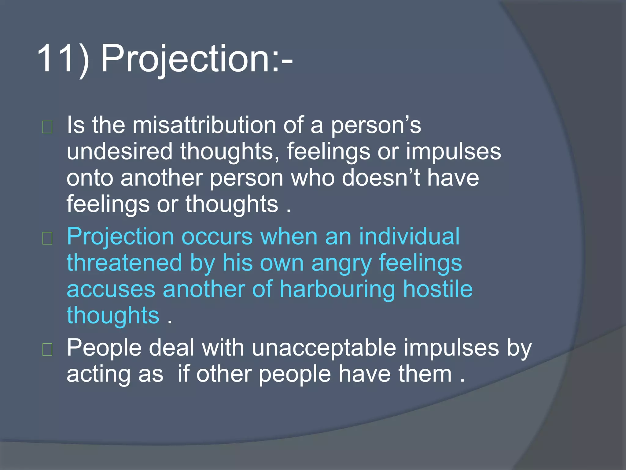 Defence mechanisms | PPT