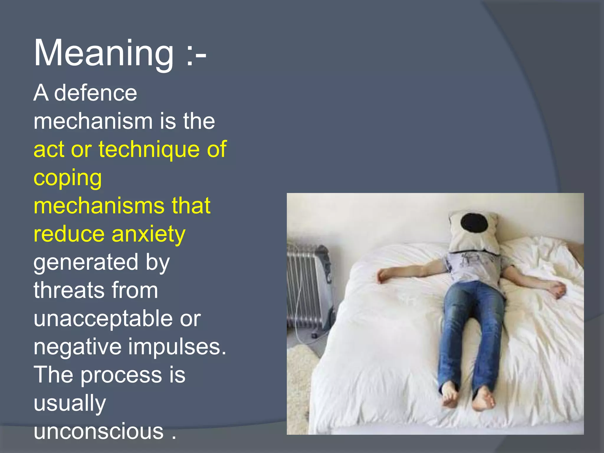 Defence mechanisms | PPTX
