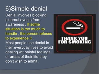 Defence mechanisms | PPT