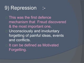 Defence mechanisms | PPT