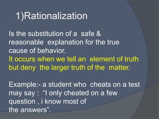 Defence mechanisms | PPT