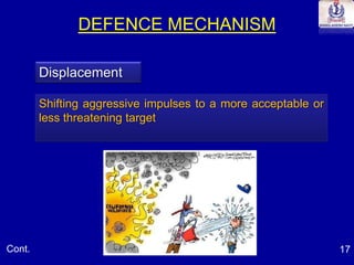 Defence mechanism slide share upload | PPTX