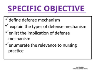 DEFENCE MECHNISM with example and its implications.pptx