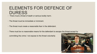 Defence of duress | PPTX