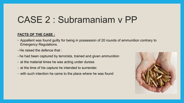 Defence of duress | PPTX