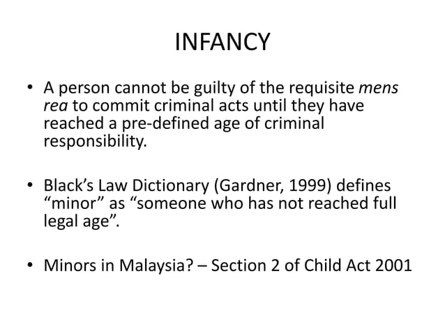 Defence of infancy | PPTX