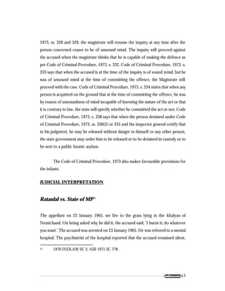 Defence of insanity | PDF
