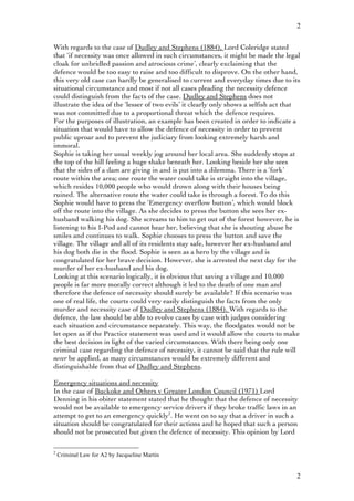 Defence of necessity | PDF