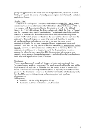 Defence of necessity | PDF