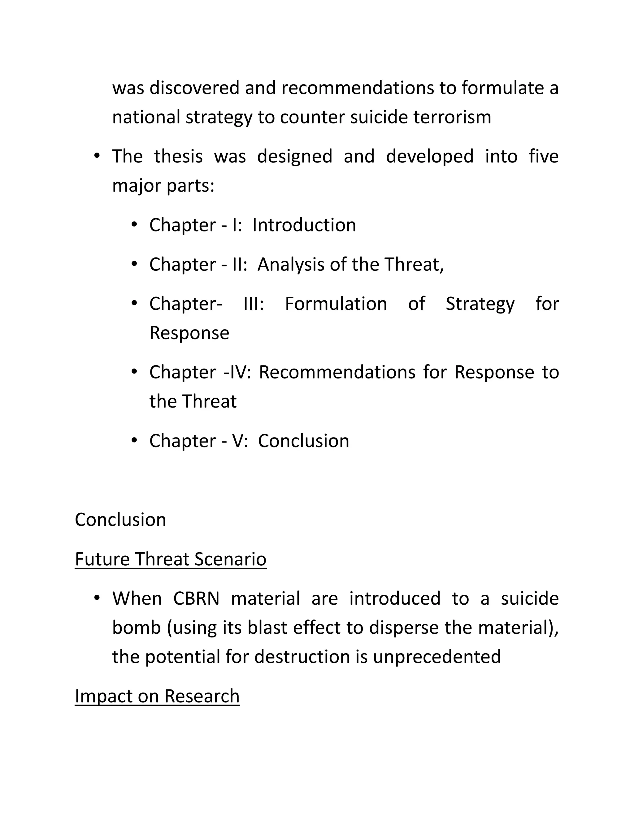 Defence Of Thesis Script | DOCX | Terrorism | Sensitive Topics