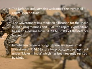 Indian Defense Budget-2017 | PPT