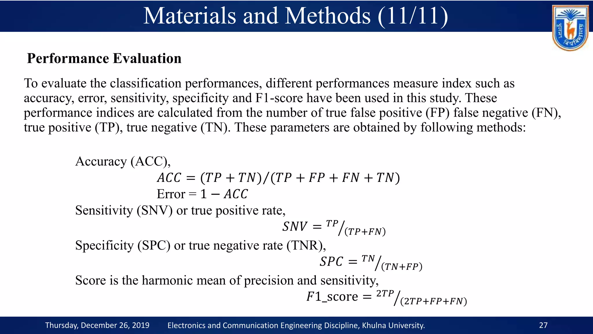 Optimization of sleep stage classification using single channel EEG signal | PPTX
