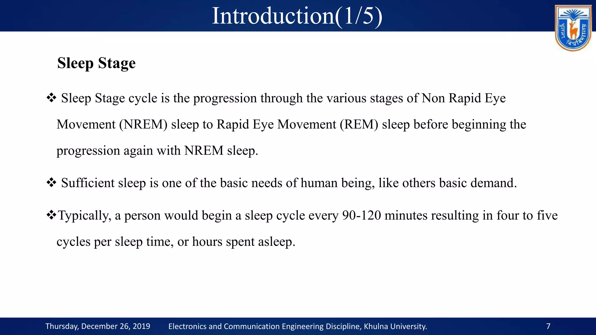 Optimization of sleep stage classification using single channel EEG ...