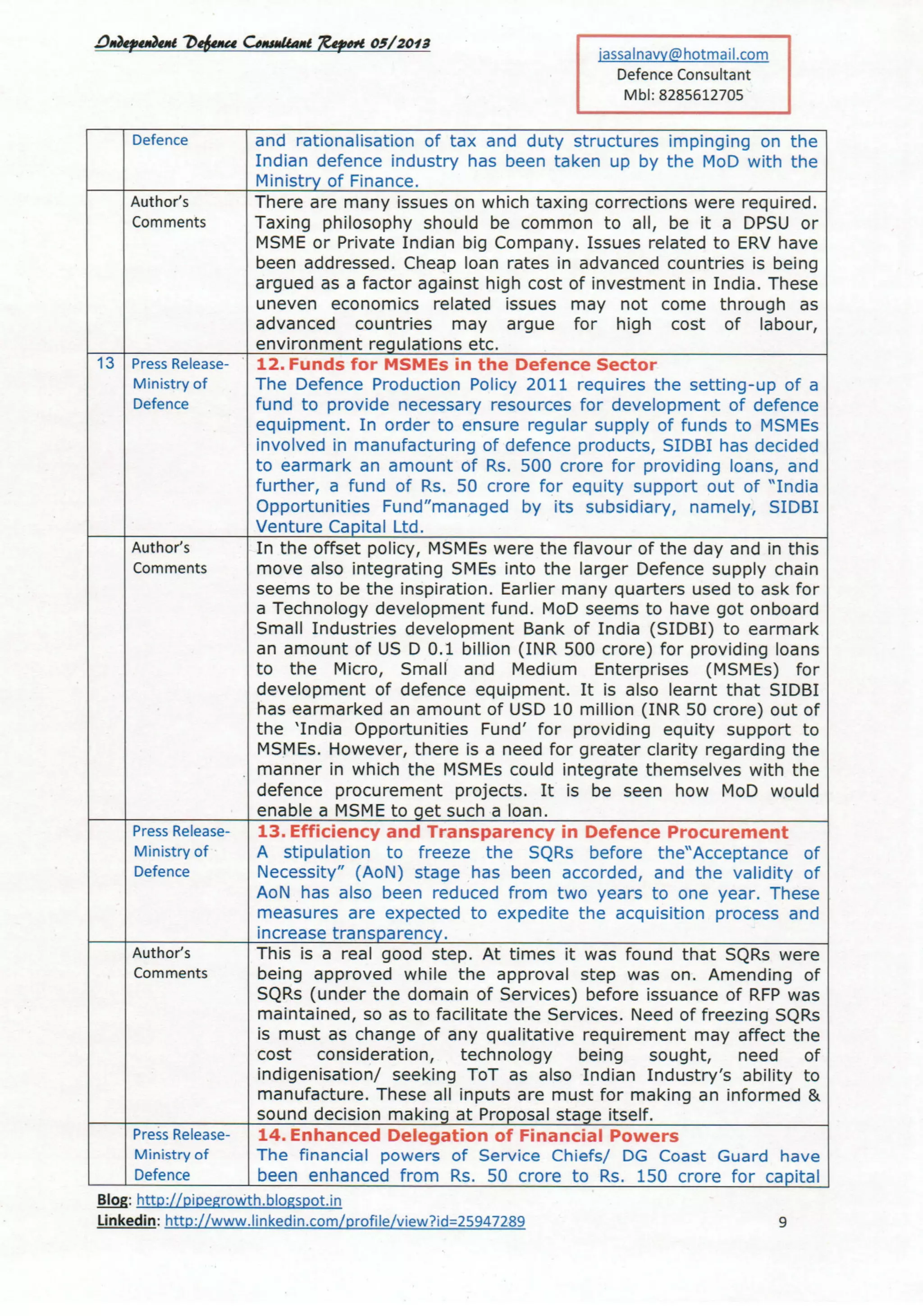 Defence procurement india dpp 11 amendment | PDF