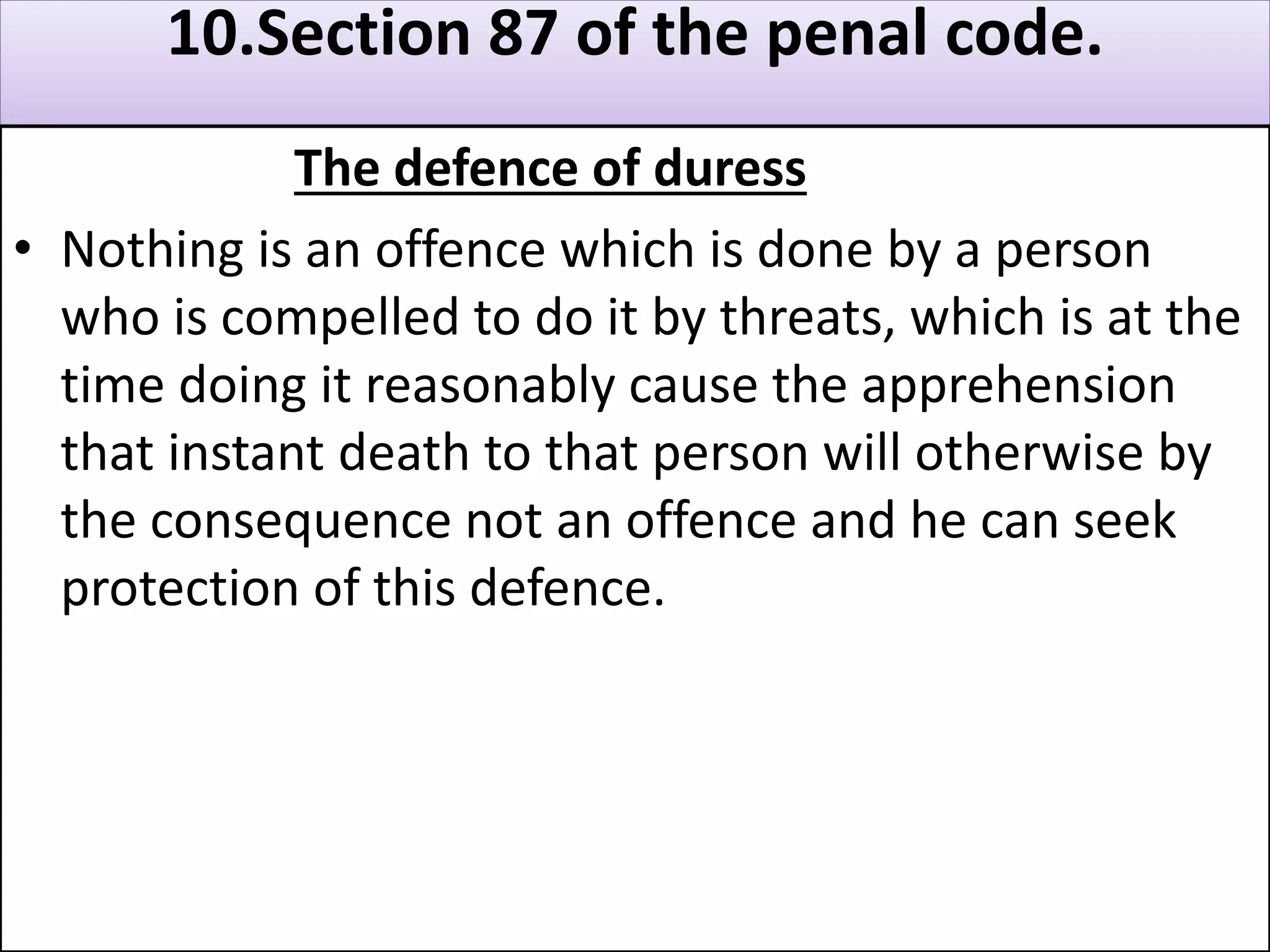 Criminal Law Defenses | PPTX