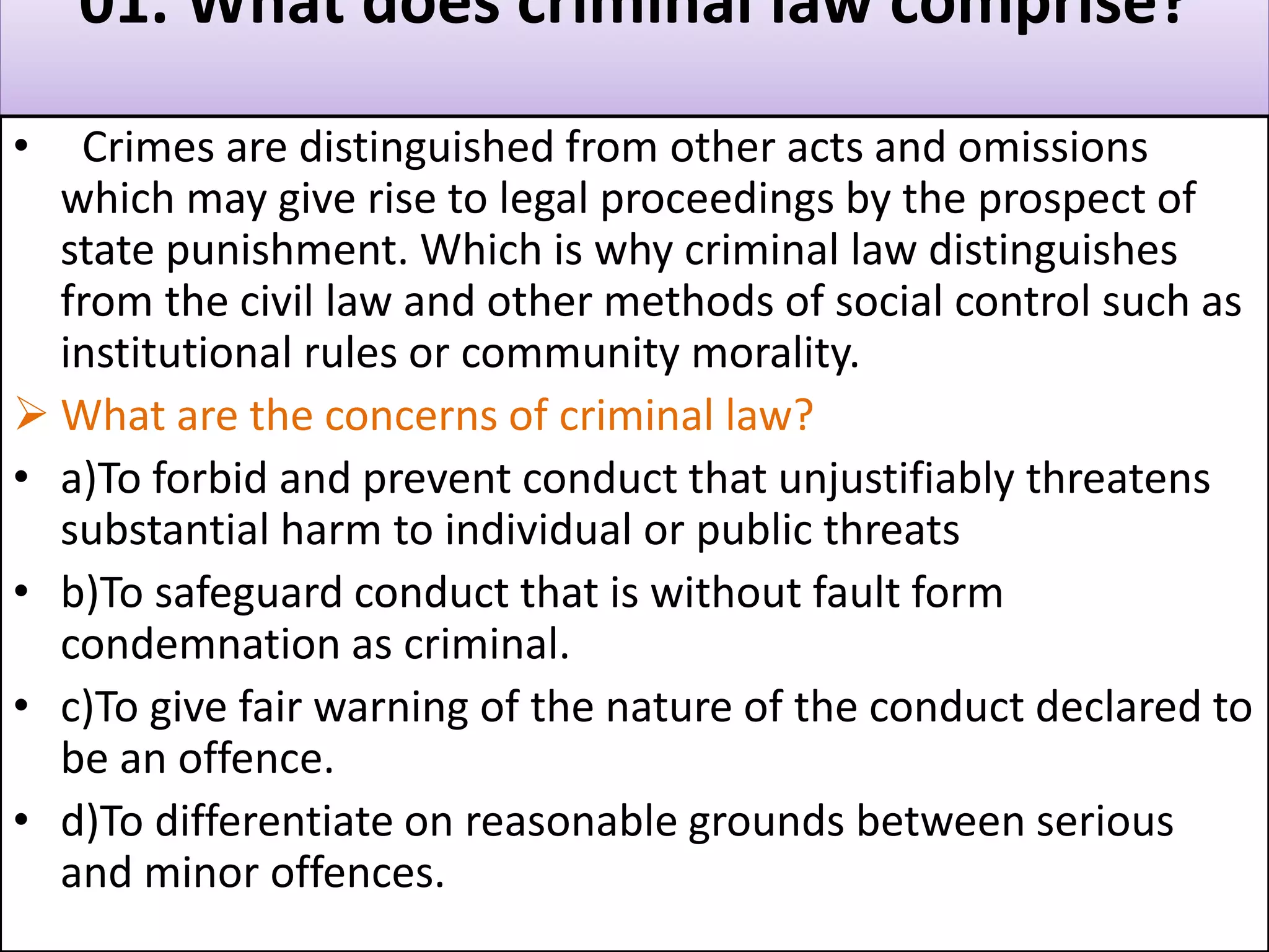 Criminal Law Defenses | PPTX