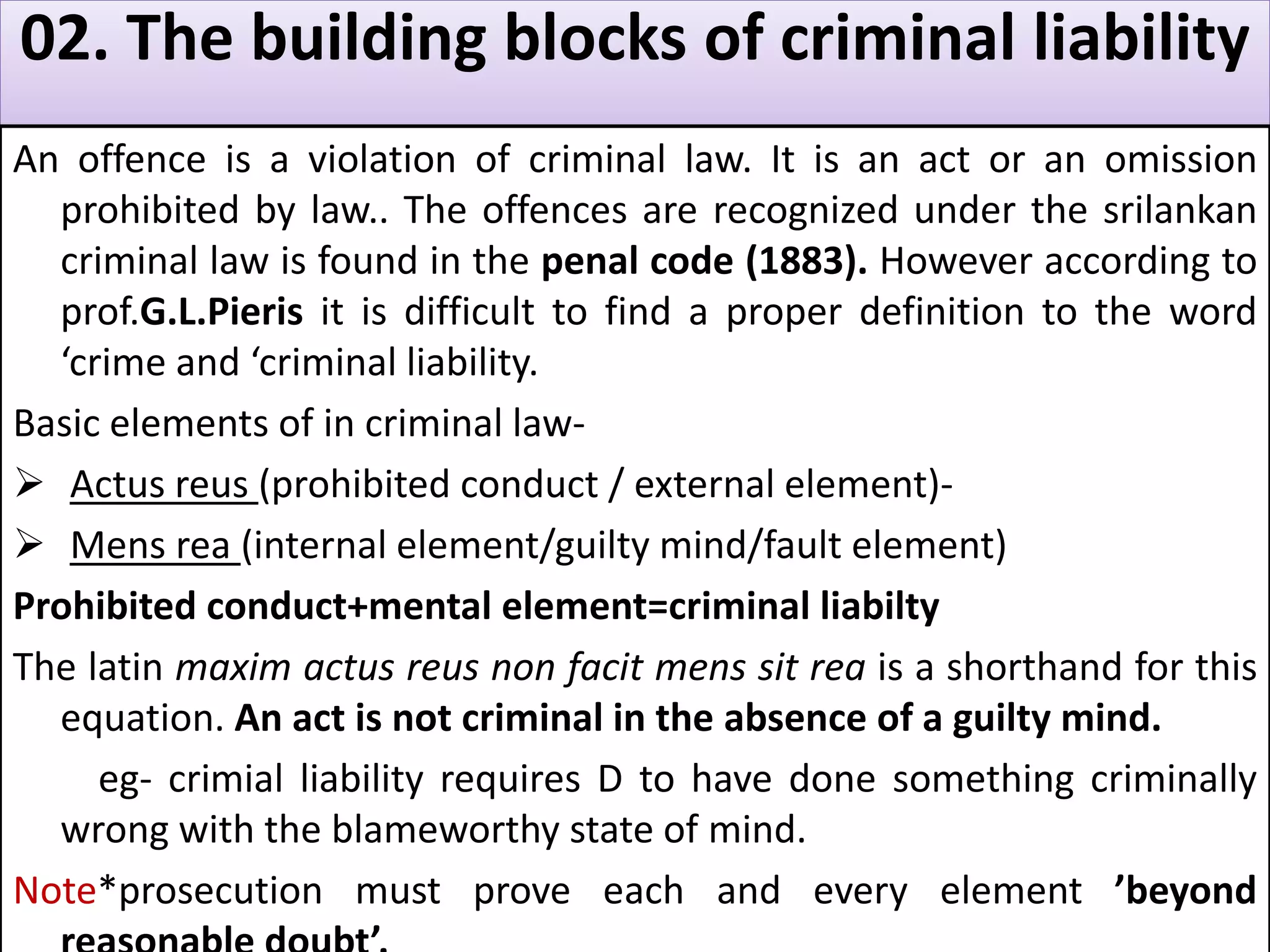 Criminal Law Defenses | PPTX