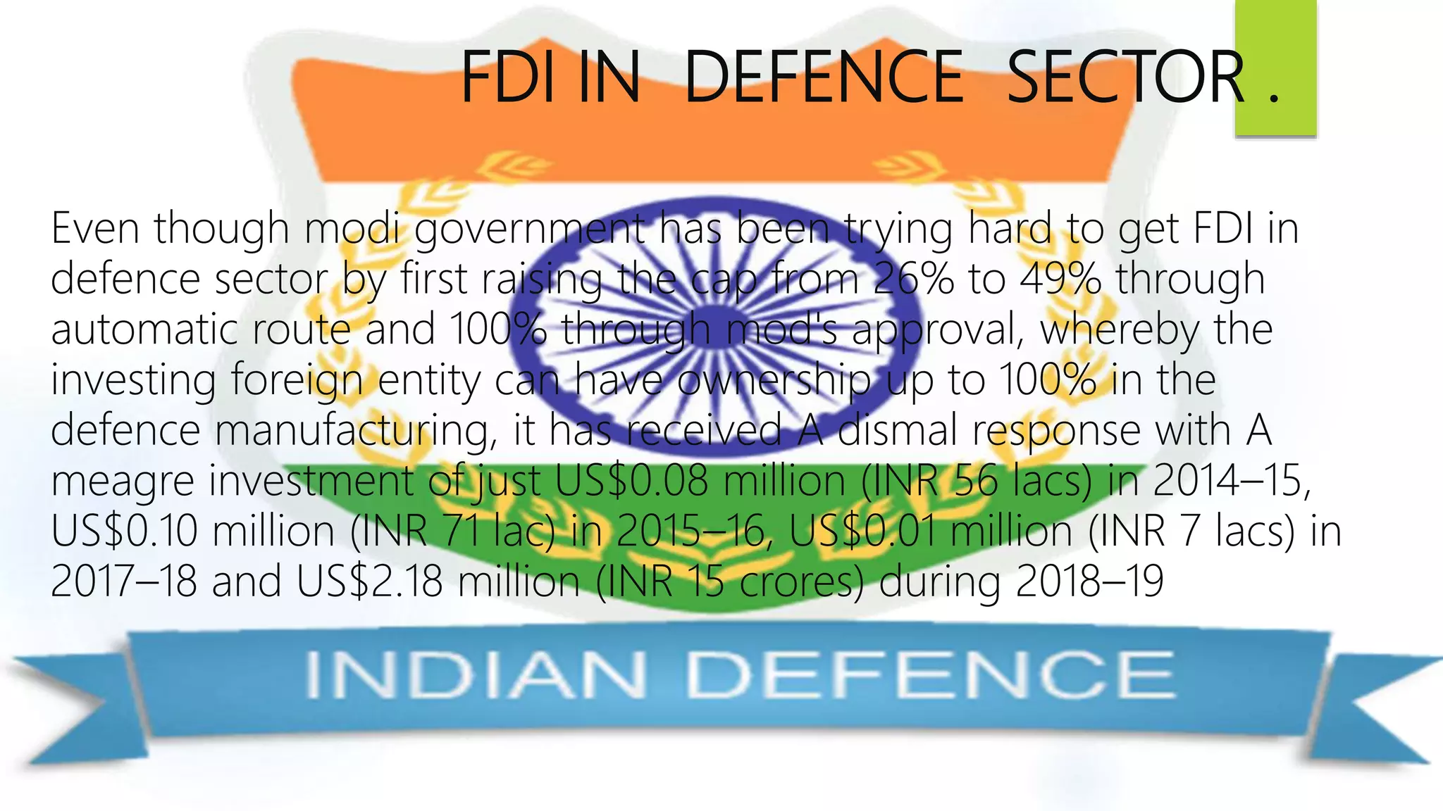DEFENCE SECTOR BUDGET ANALYSIS | PPTX