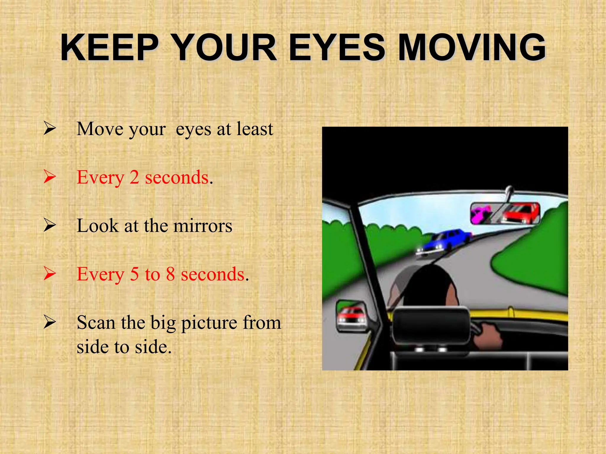 defencive driving while doing the driving | PPT