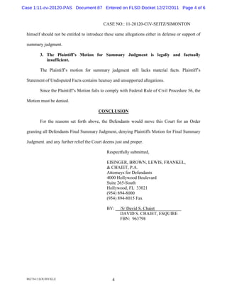 Defendants’ response brief in opposition to plaintiff’s motion for summary judgment | PDF