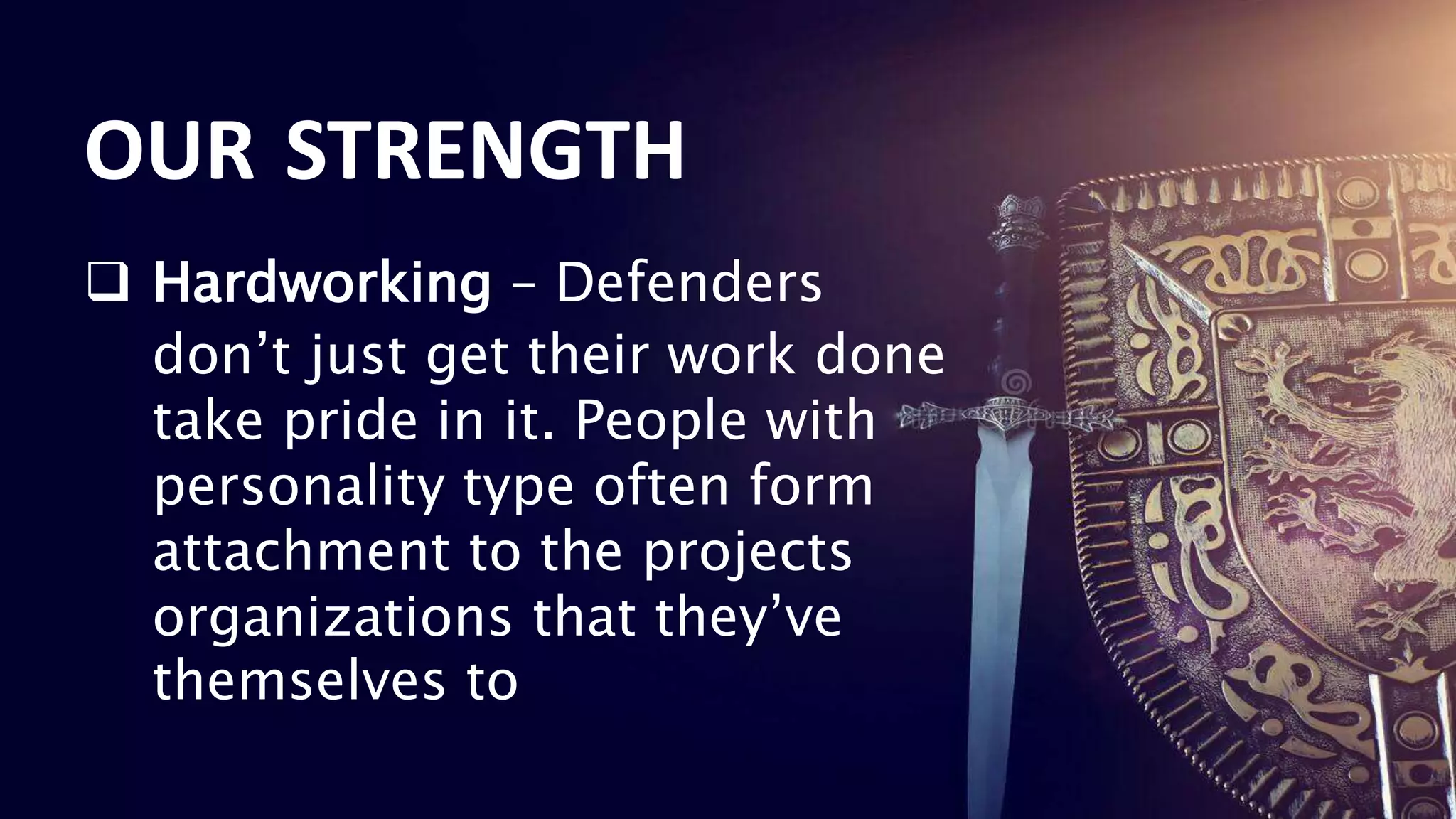 Defender-Personality type Report.pptx