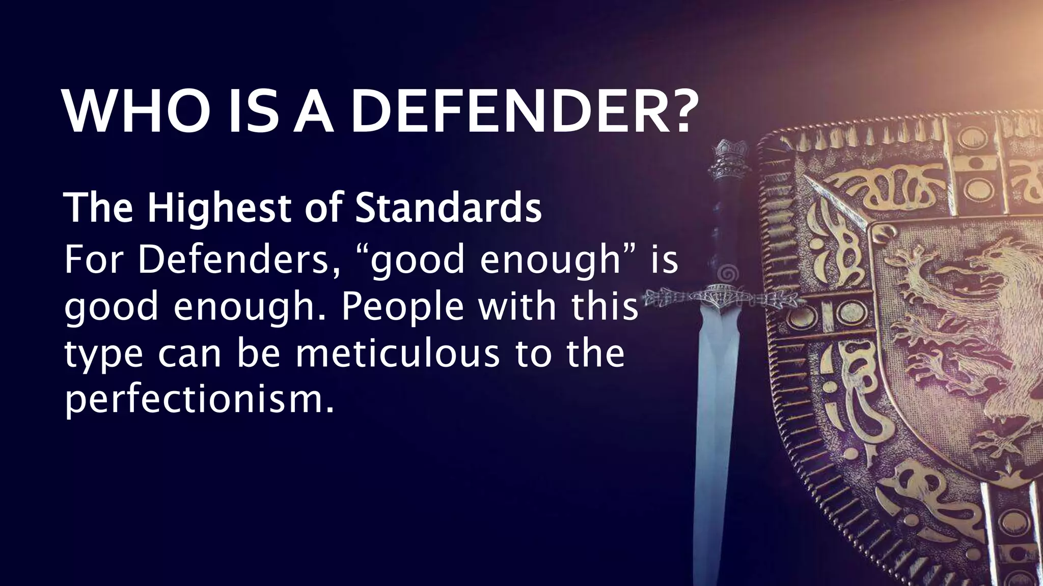 Defender-Personality type Report.pptx