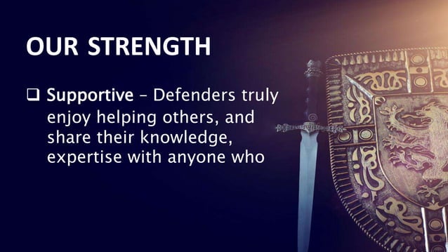 Defender-Personality type Report.pptx