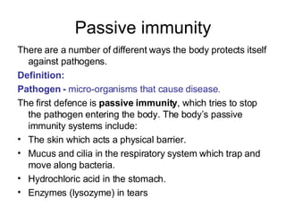 Defending Against Infection | PPT | Infectious Diseases | Diseases and ...