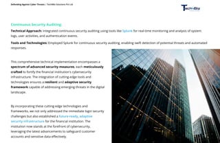 Tech4biz Solutions Defending Against Cyber Threats | PDF