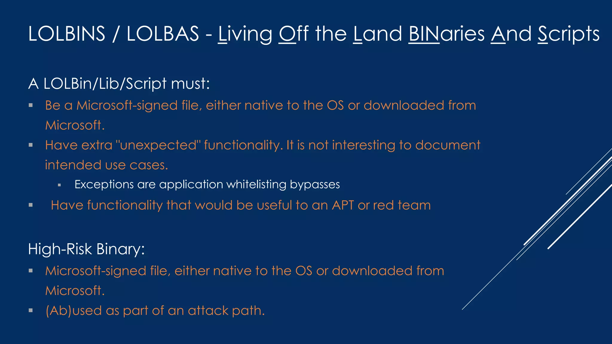 Defending Against the Dark Arts of LOLBINS | PDF