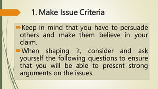 Defending a Stand on an Issue by Presenting.pptx