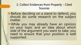 Defending a Stand on an Issue by Presenting.pptx