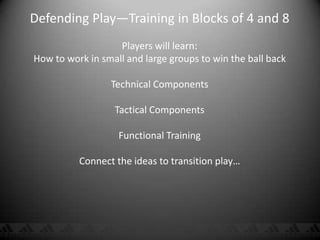 Defending in blocks of 4 and 8 | PPT