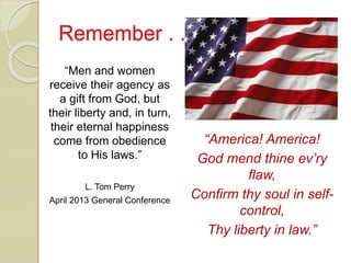 Agency, Accountability, and Liberty | PPTX