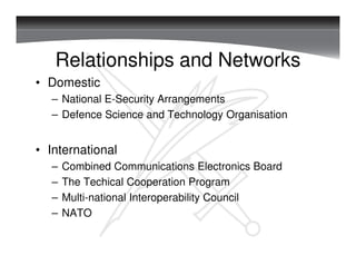 Defending the Defence Information Infrastructure: An Australian ...