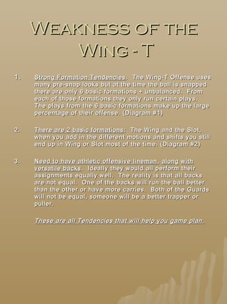Defending the wing t offense | PPT