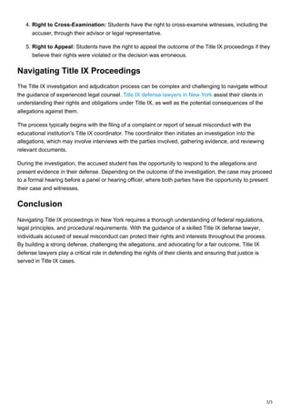 Defending Your Rights Title IX Defence Lawyer in New York.pdf