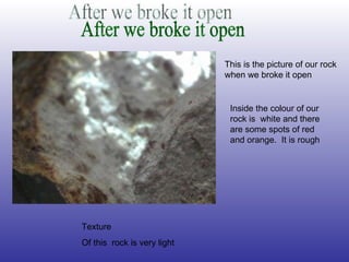 powerpoint for our rocks | PPT