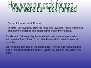 powerpoint for our rocks | PPT