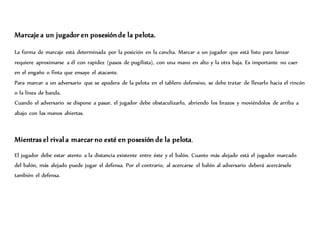 Posiciones y Defensa Individual en el Baloncesto. | DOCX