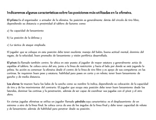 Posiciones y Defensa Individual en el Baloncesto. | DOCX