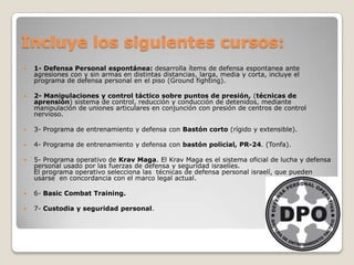 Defensa personal operativa present. gral | PPSX