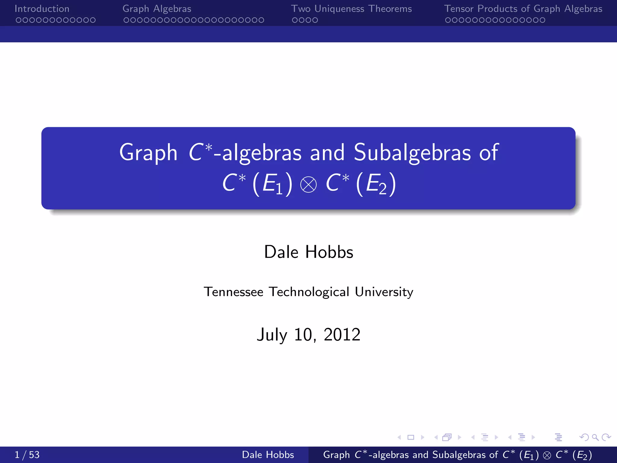 Masters Thesis Defense | PDF
