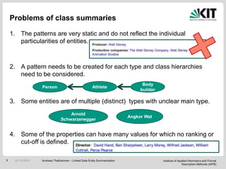 Linked Data Entity Summarization (PhD defense) | PPTX | Databases | Computer Software and ...