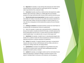 DEFENSE MECHANISMS 2 | PPT