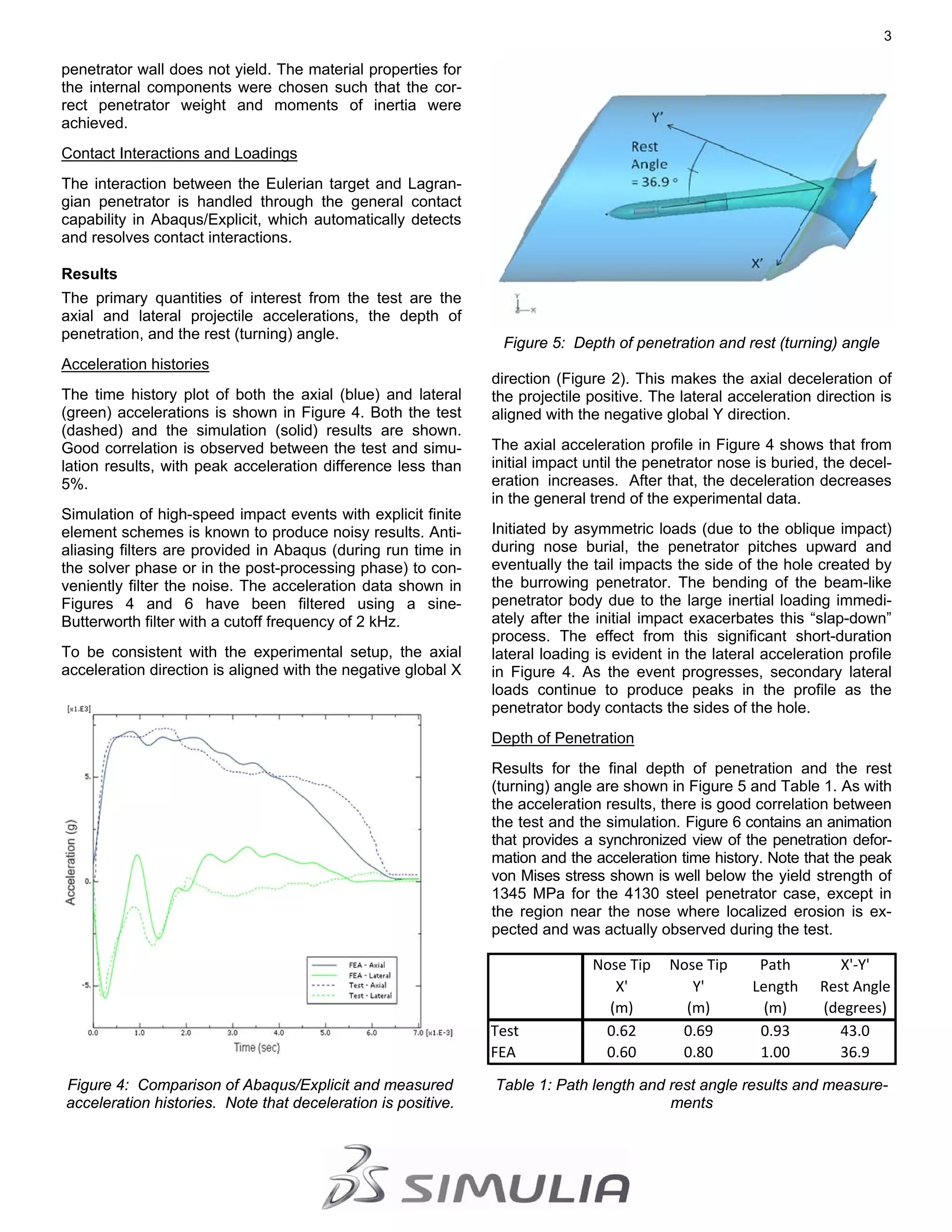 Earth Penetration Simulation using Coupled Eulerian-Lagrangian Analysis | PDF | Geology | Science