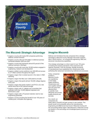 Defense Cluster Macomb County, Detroit Region | PDF
