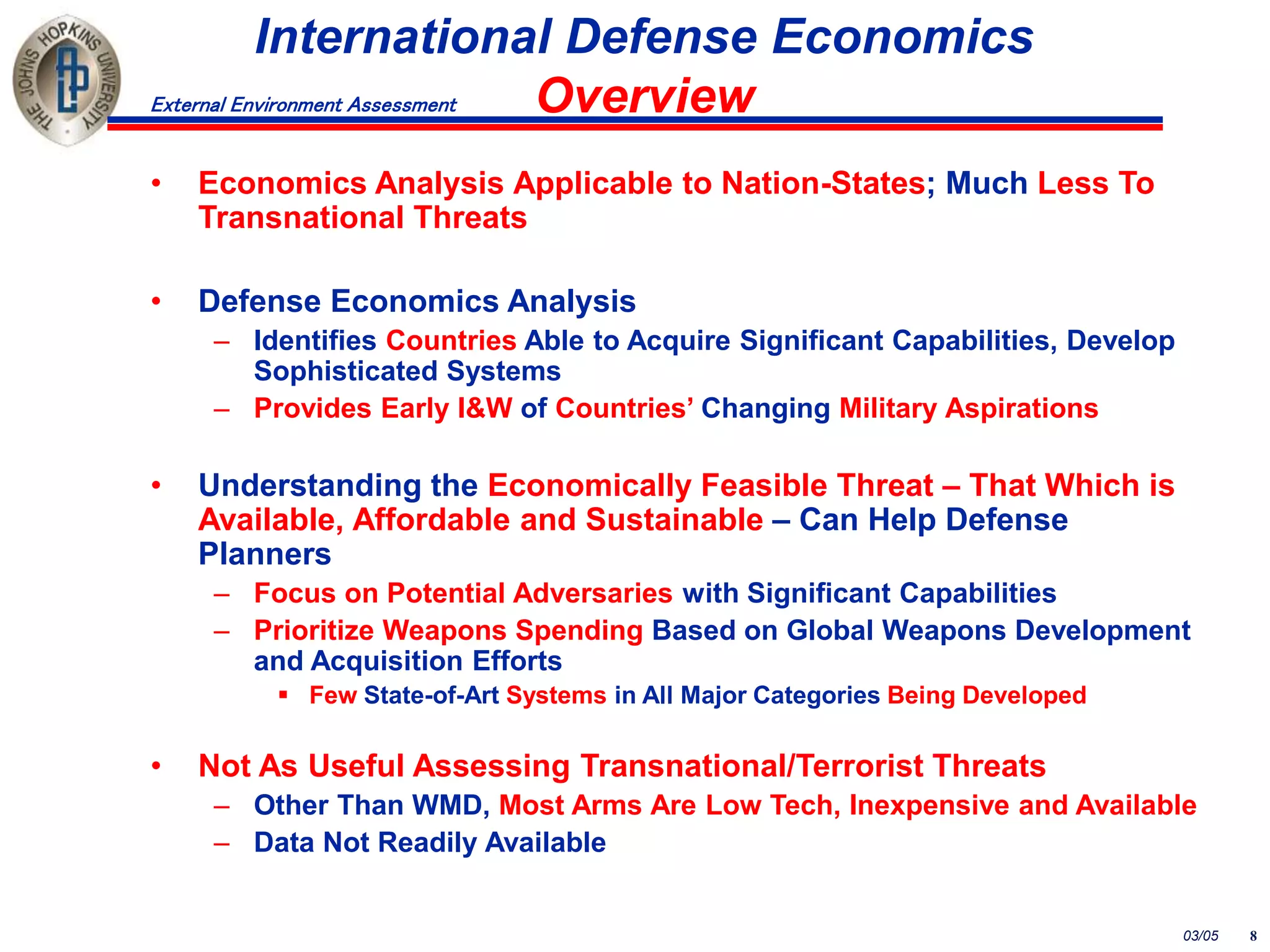 Defense Economics.ppt